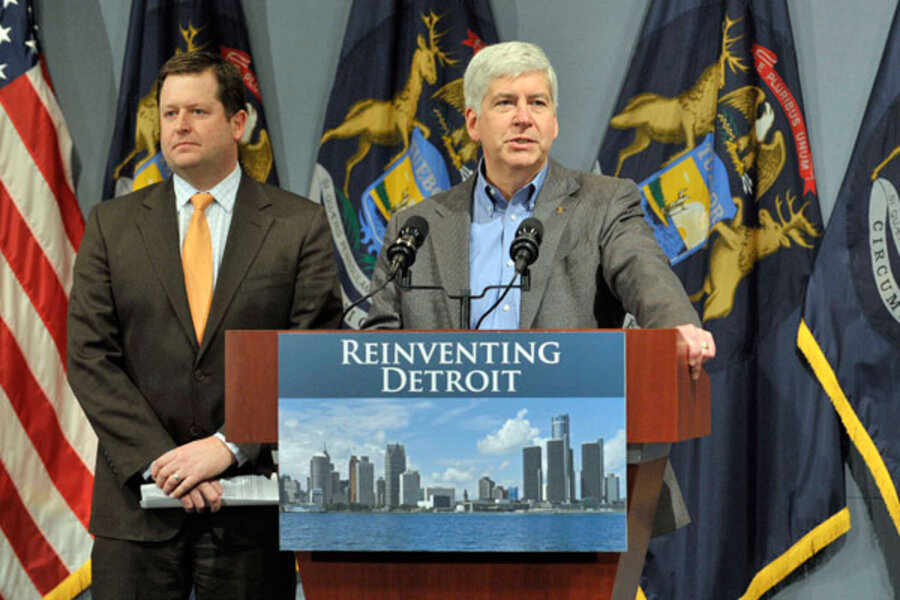 For bankrupt Detroit, is $350 million just a drop in the bucket ...