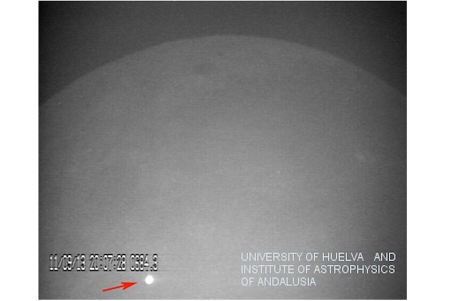 Brightest recorded explosion on moon: What caused it? - CSMonitor.com