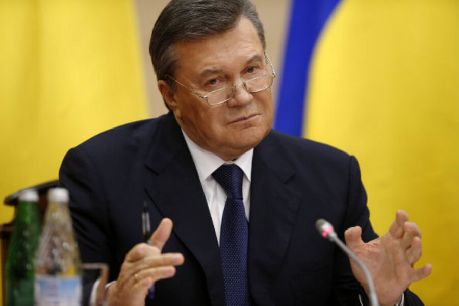 Yanukovych to Europe: Give me back my Ukrainian presidency - CSMonitor.com