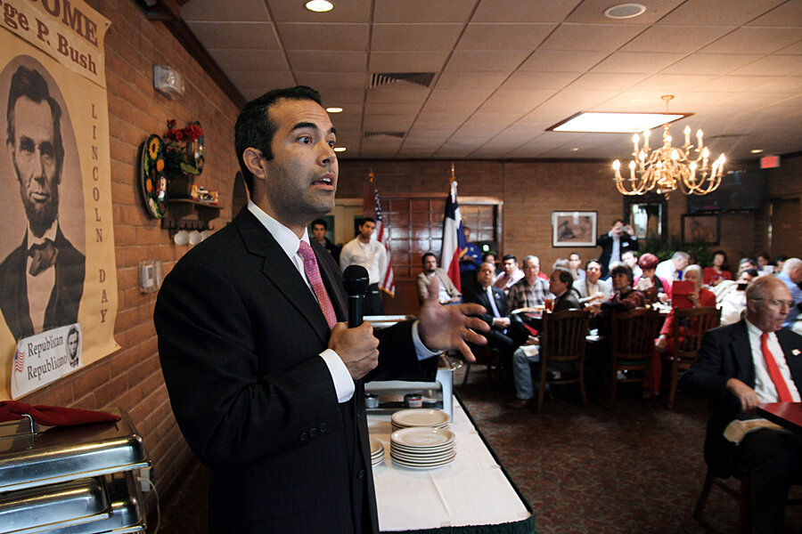 George P. Bush wins Texas primary. Return of the dynasty? - CSMonitor.com