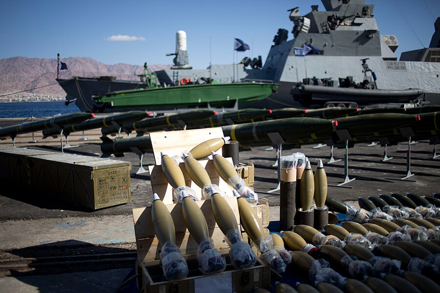 Israel: Seized rockets would put Jerusalem in Gaza's range - CSMonitor.com