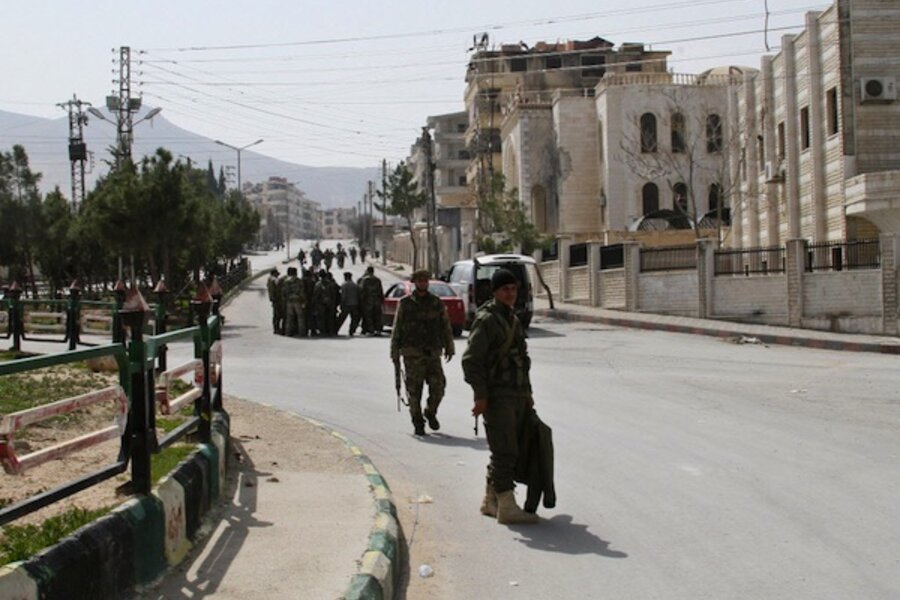 Syrian government forces capture key rebel town near Lebanon border ...