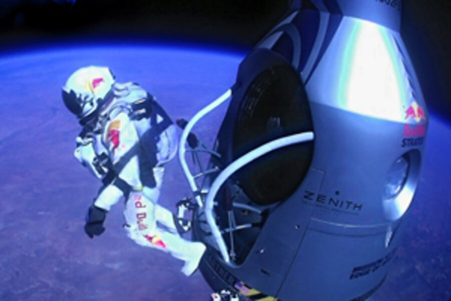 GoPro releases stunning video footage of Red Bull Stratos jump - CSMonitor.com