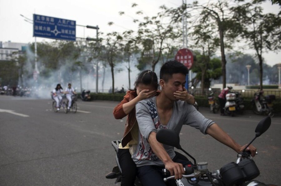 In China, angry protesters force government to reconsider chemical ...