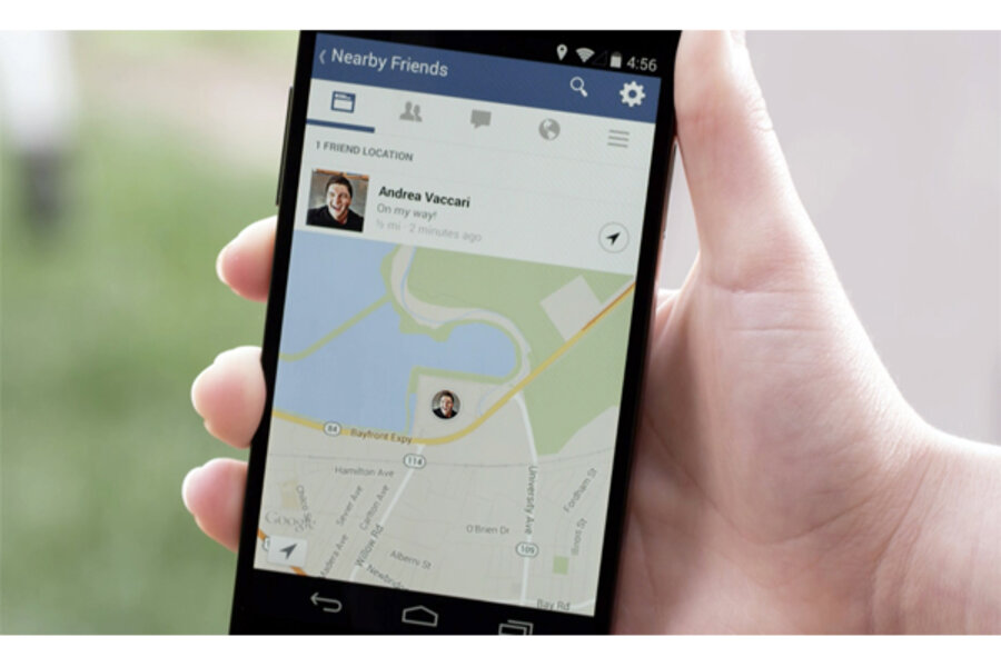 'Nearby Friends' helps find Facebook users in the real world ...