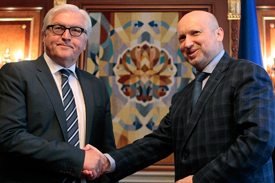 With Ukraine's election looming, German minister visits to spur ...