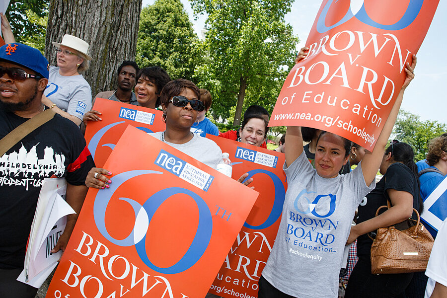 US schools largely re-segregated 60 years after Brown v. Board of ...