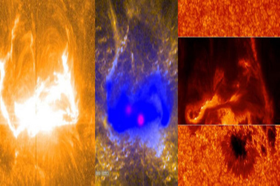 NASA captures spectacular images of humongous solar flare - CSMonitor.com