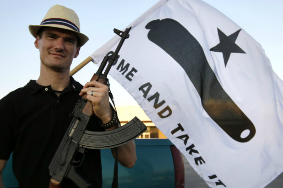 Assault-rifle-toting Texans get NRA to back down on 'weird' claims ...