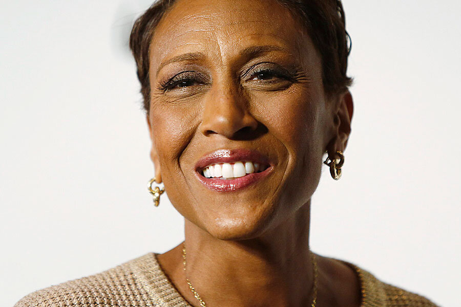 Robin Roberts honored for journalism and courage - CSMonitor.com