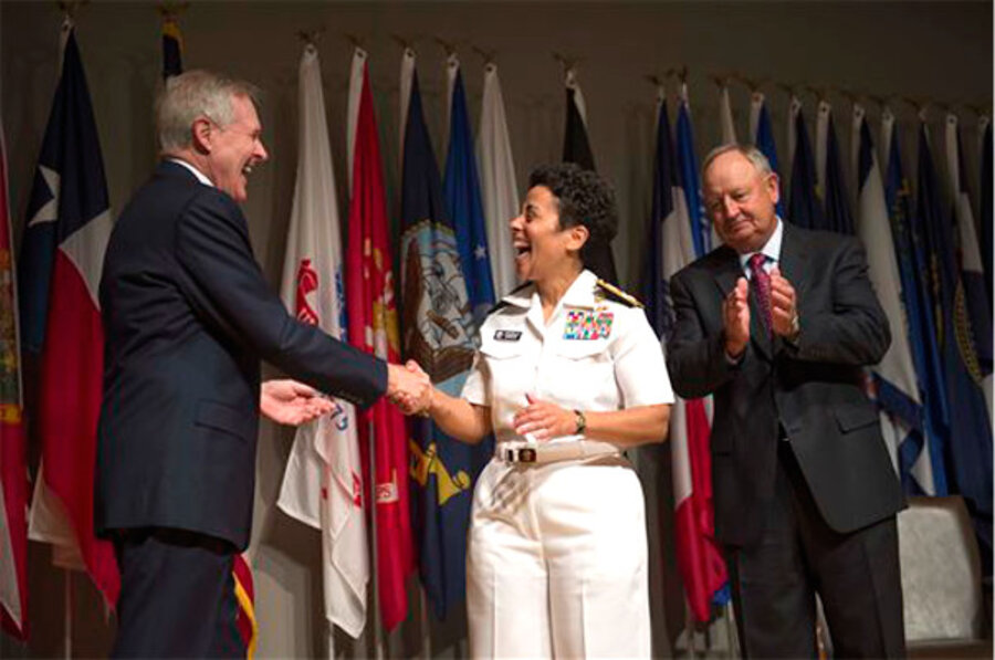 Female four-star admiral: Adm. Michelle Janine Howard makes Navy ...