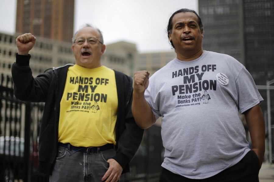 Detroit Bankruptcy Pensioners Clear Plan Creditors Erect New Hurdle