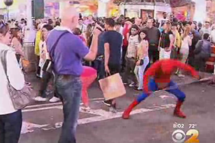 NYPD arrests 'Spider-Man' for assaulting a police officer - CSMonitor.com