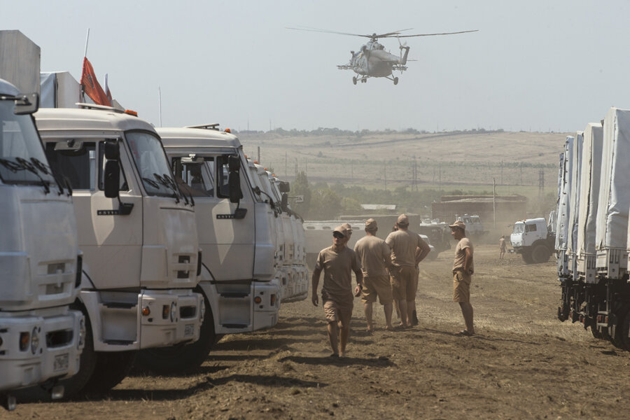 Trojan horse? Russia aid convoy rattles nerves as it rumbles toward ...