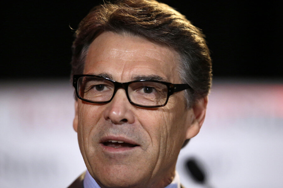Why is Rick Perry touting his own indictment mug shot? - CSMonitor.com