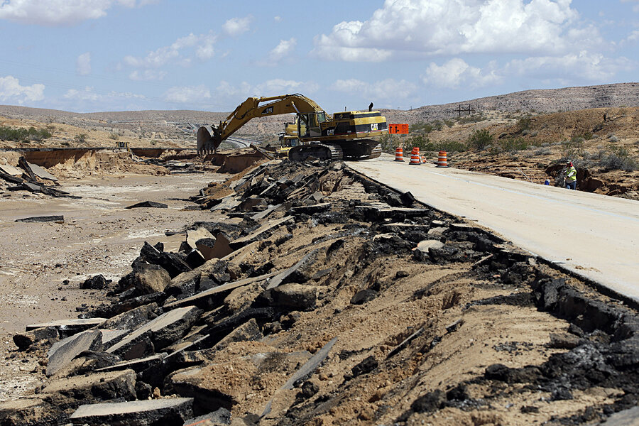 I-15 washout: Floods close busy highway stretch - CSMonitor.com