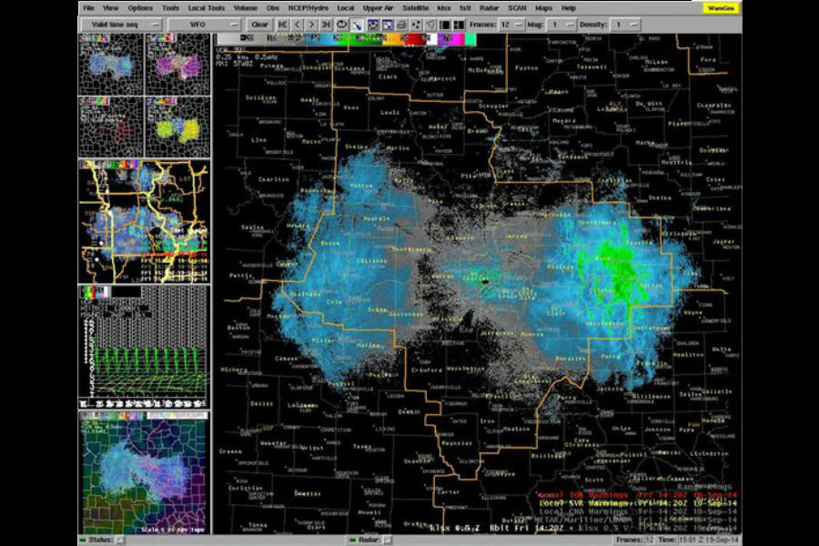 Migrating monarchs paint butterfly portrait for radar watchers ...