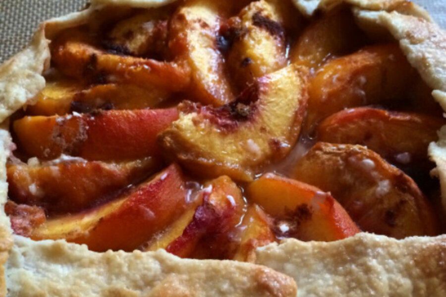 Rustic peach tart - CSMonitor.com