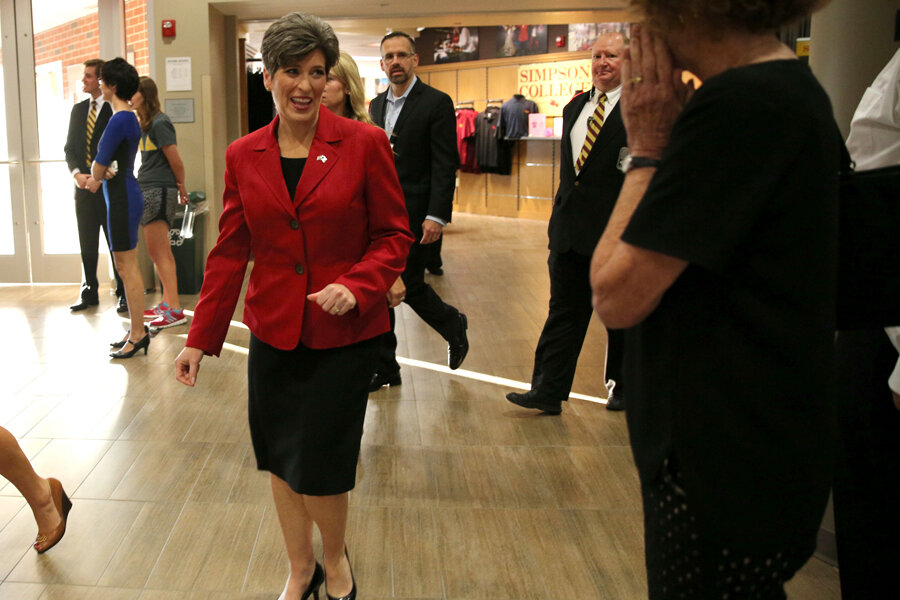 Joni Ernst faces big problem in Iowa Senate race: women voters ...
