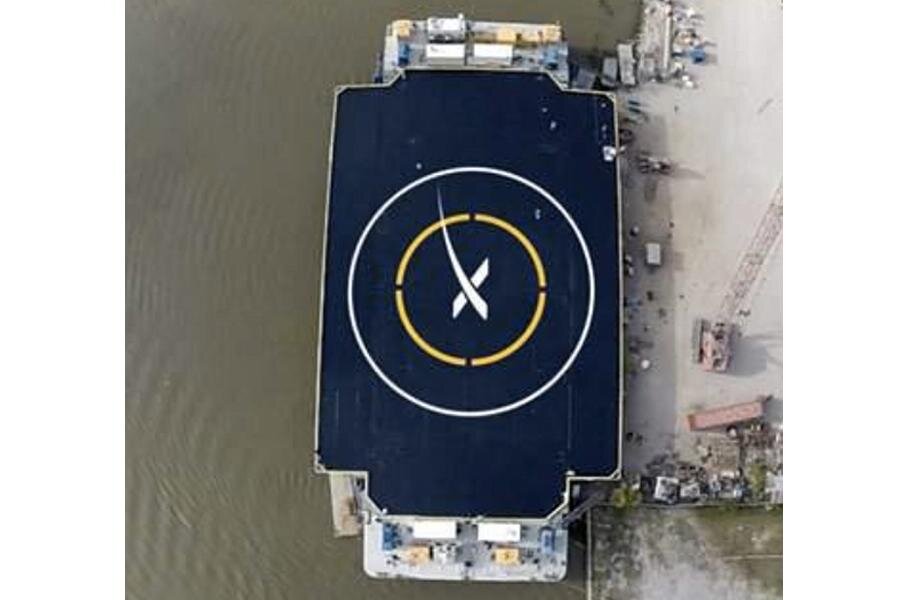 Can SpaceX land a rocket on a floating ocean platform? - CSMonitor.com
