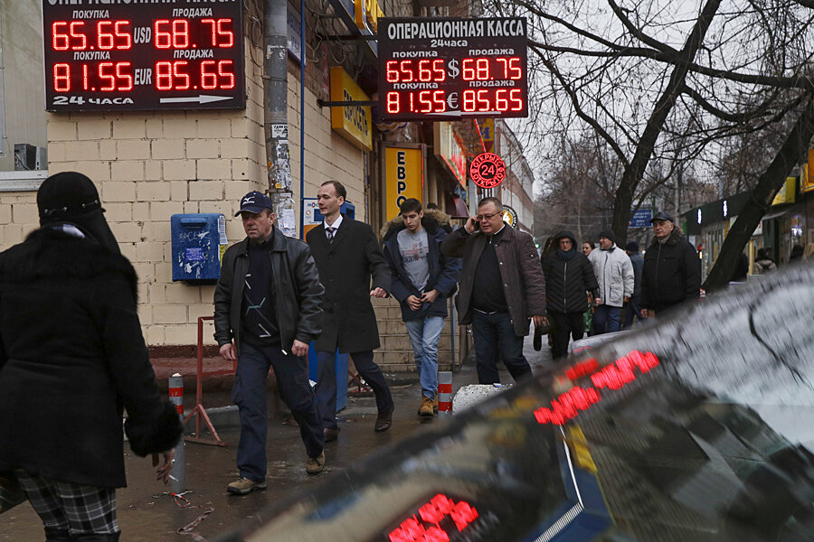 Oil prices, energy sanctions, and the Russian ruble crisis - CSMonitor.com