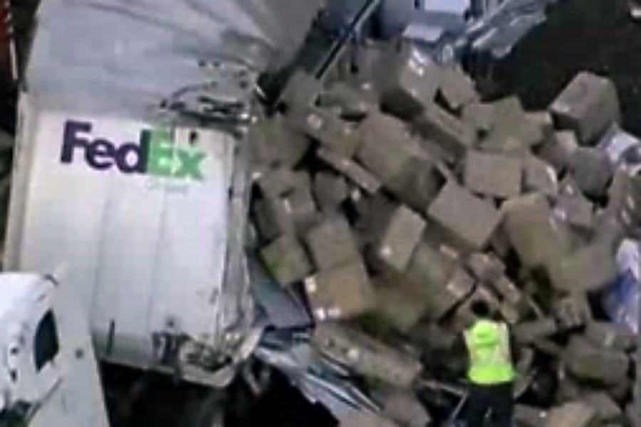 FedEx truck mishap and other Christmas delivery glitches, overcome ...