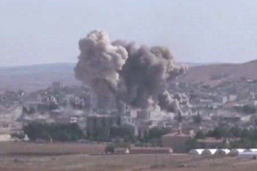 In Kobane, Islamic State takes a pounding, but holds on - CSMonitor.com