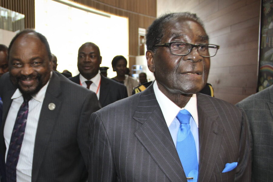 Mugabe named new Africa Union chair - CSMonitor.com