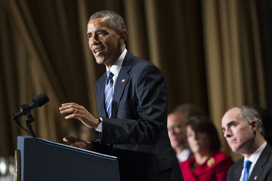 At prayer breakfast, Obama condemns those who seek to 'hijack religion ...
