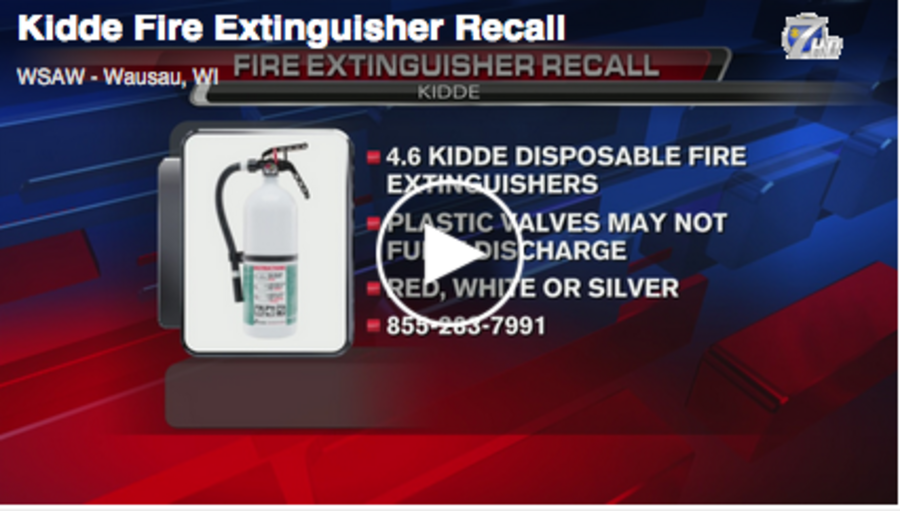 Kidde recalls 4.6 million fire extinguishers - CSMonitor.com
