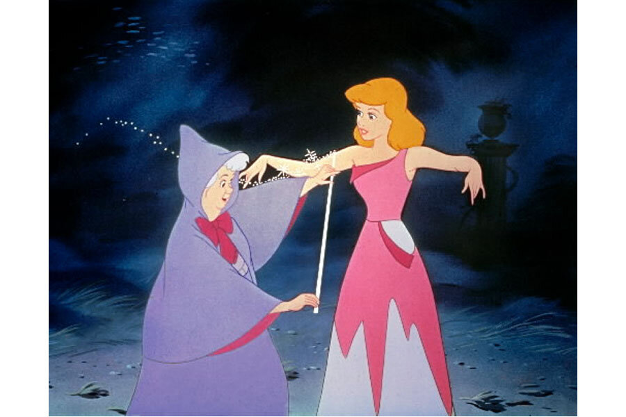 In 'Cinderella,' into what does the fairy godmother transform ...