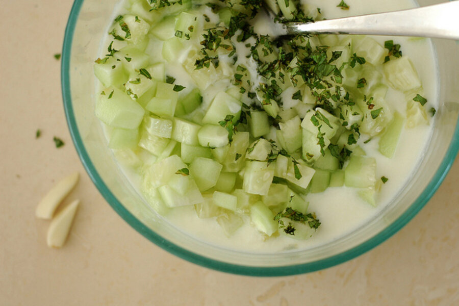 Raita – Cucumber herb yogurt sauce - CSMonitor.com
