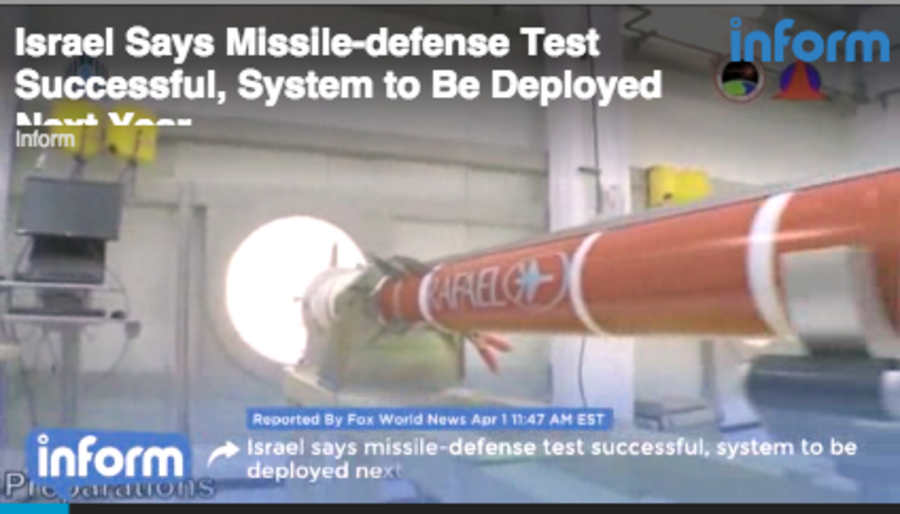 Israel reports successful test of 'David's Sling' missile-defense ...