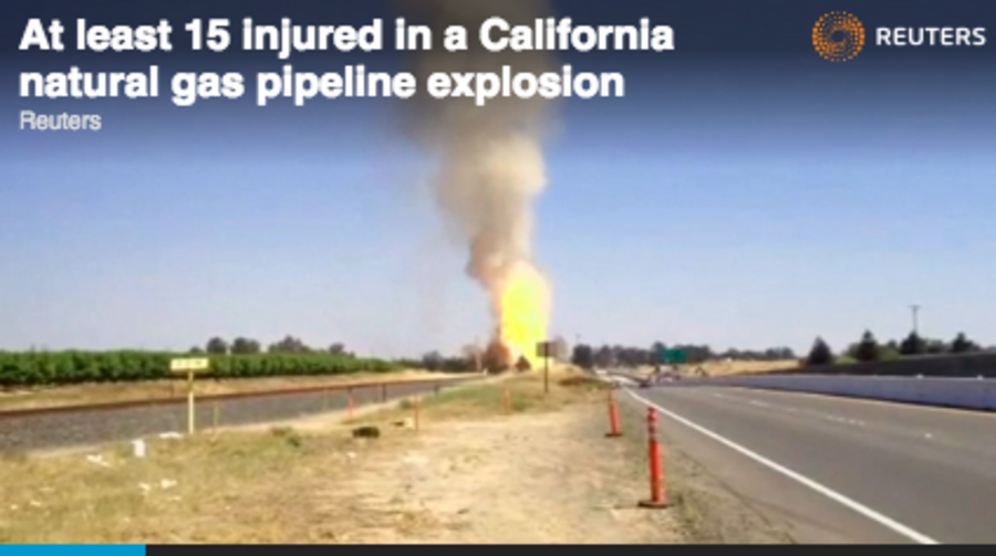 Eleven injured in natural gas pipeline explosion at Calif. gun range ...