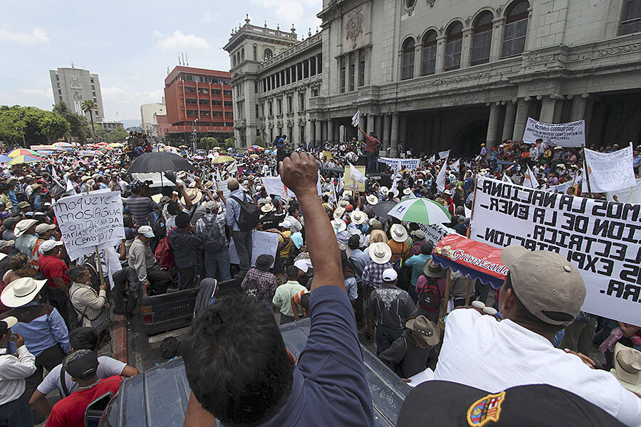 Guatemala: How a corruption scandal forced the president's hand ...
