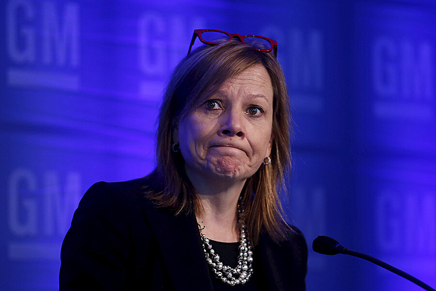 General Motors CEO resists merger with Fiat Chrysler - CSMonitor.com