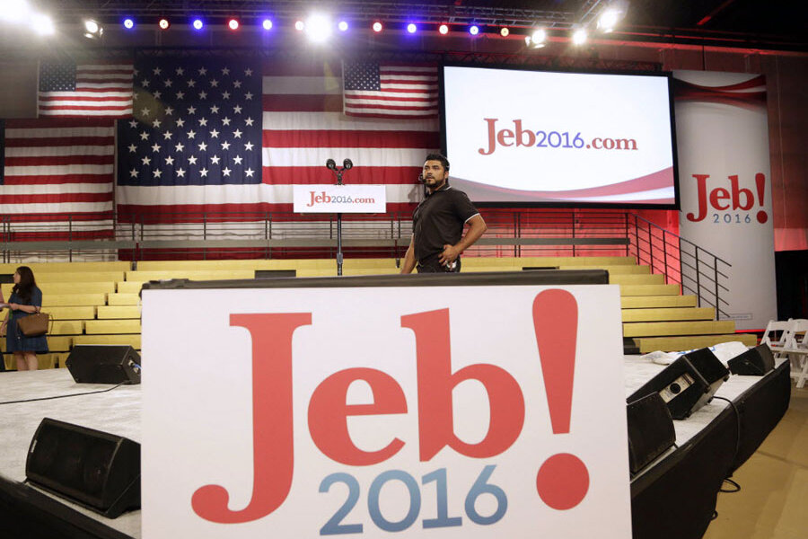'Jeb!' Bush: A new logo and the politics of punctuation - CSMonitor.com