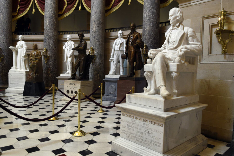 Do statues of Confederate leaders belong in US capitol? - CSMonitor.com