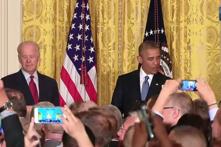 'You're in my house': How Obama handles hecklers - CSMonitor.com