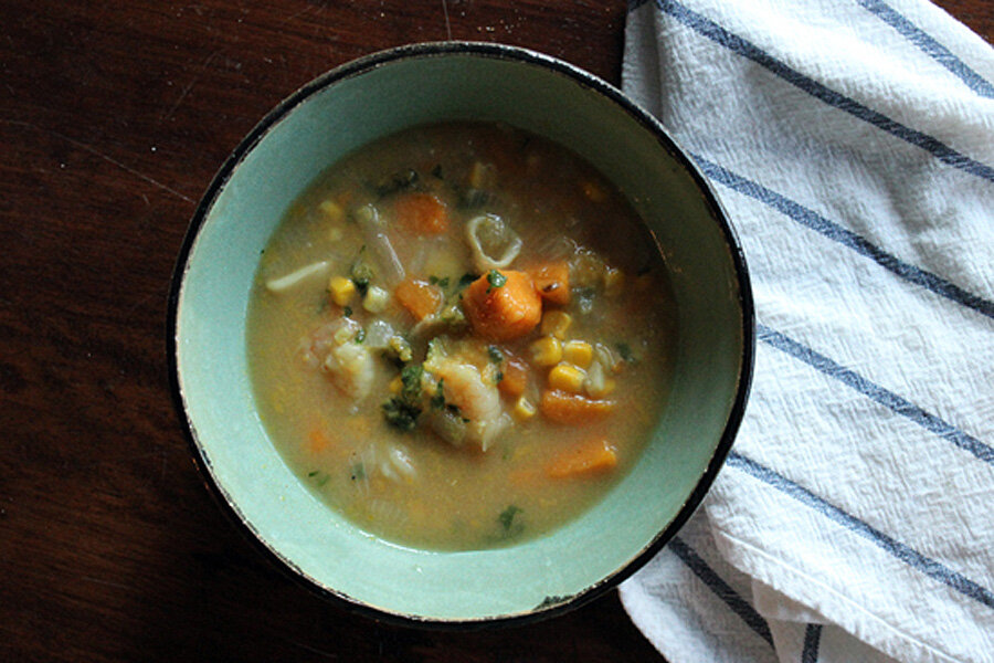 Quick coconut red curry seafood chowder - CSMonitor.com