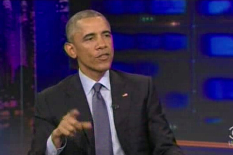 Obama on 'The Daily Show:' What happened to common conversation ...