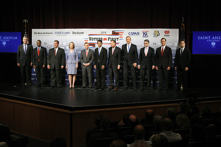 'Winning' the GOP presidential debate: What does that mean? - CSMonitor.com