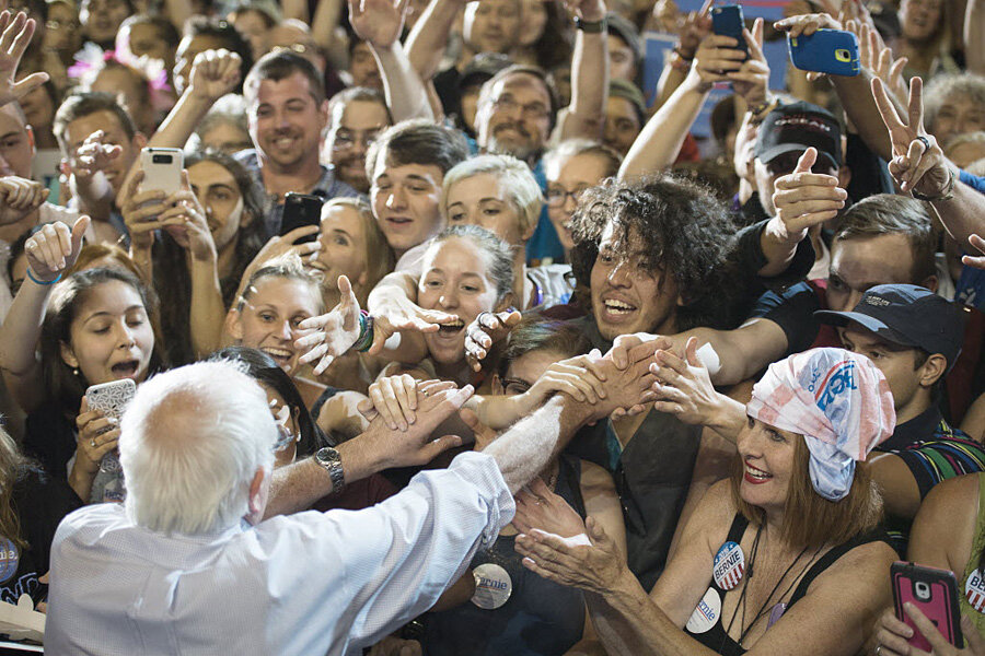 'Grassroots' for the win? Bernie Sanders attracts 28,000 to his ...