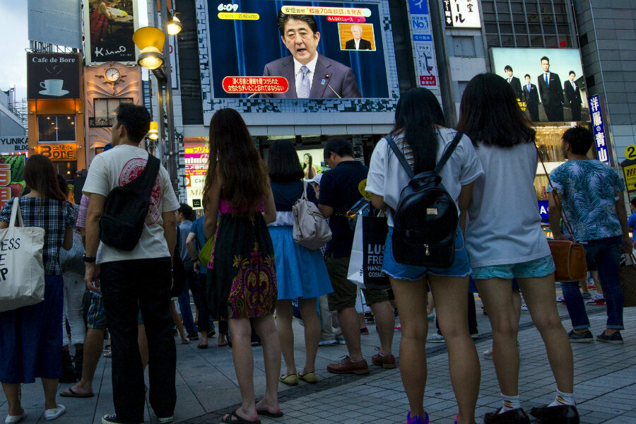 For Japan's Abe, a delicate balancing act in expressing 'profound grief ...