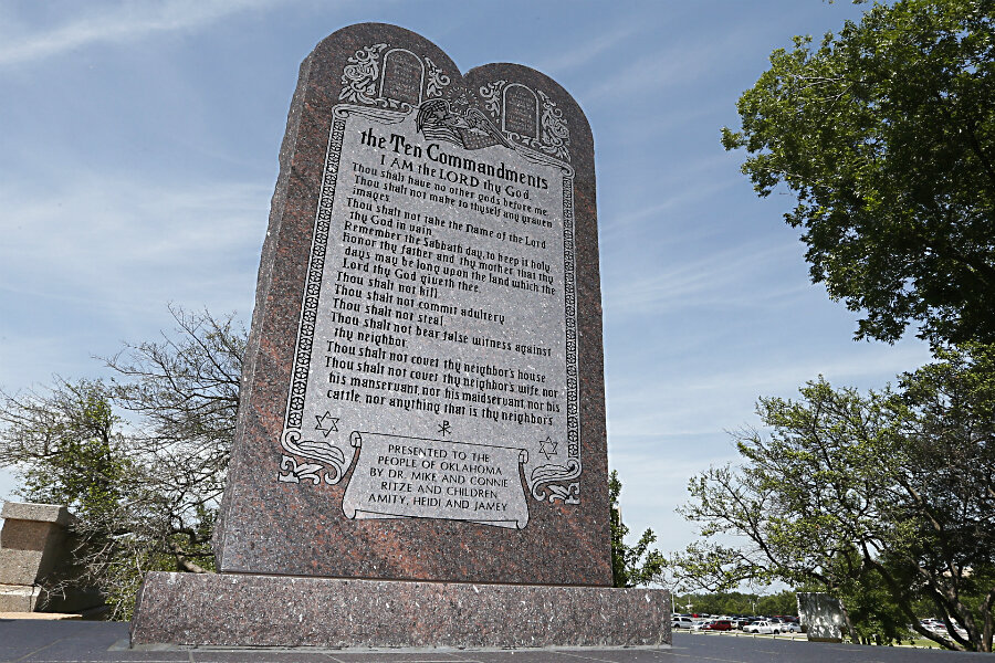 Okla. officials vote to remove Ten Commandments from courthouse ...