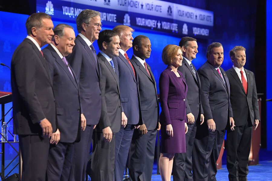 GOP debate lineup: Unfair to bottom tier? - CSMonitor.com