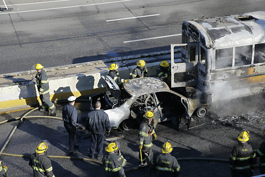 Philadelphia traffic stop gone wrong leads to gunfight and school bus ...
