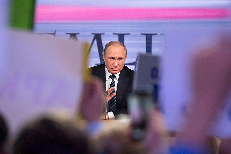 In annual TV marathon, Putin offers Russians a fleeting moment of ...