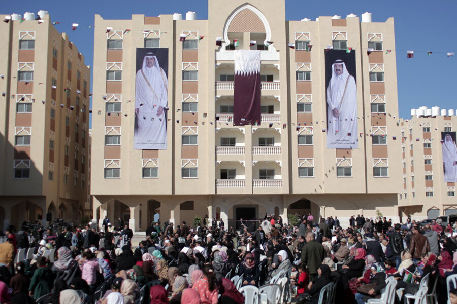 Qatari housing project in Gaza concludes first stage - CSMonitor.com