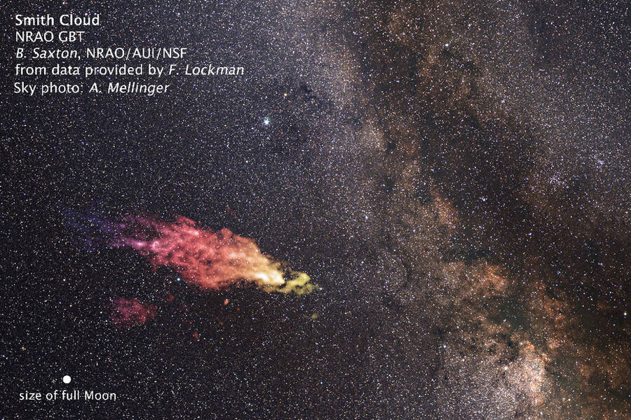 Humongous gas cloud is careening toward the Milky Way: When will it hit ...
